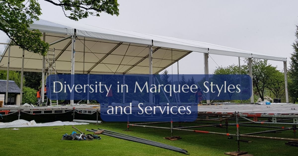 Diversity in Marquee Styles and Services - Purvis Marquees